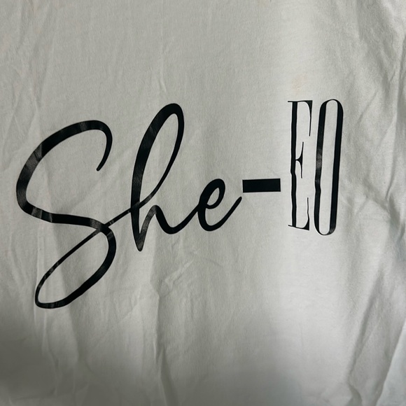 Tops | Sheeo 10 Cotton White Tshirt | Poshmark